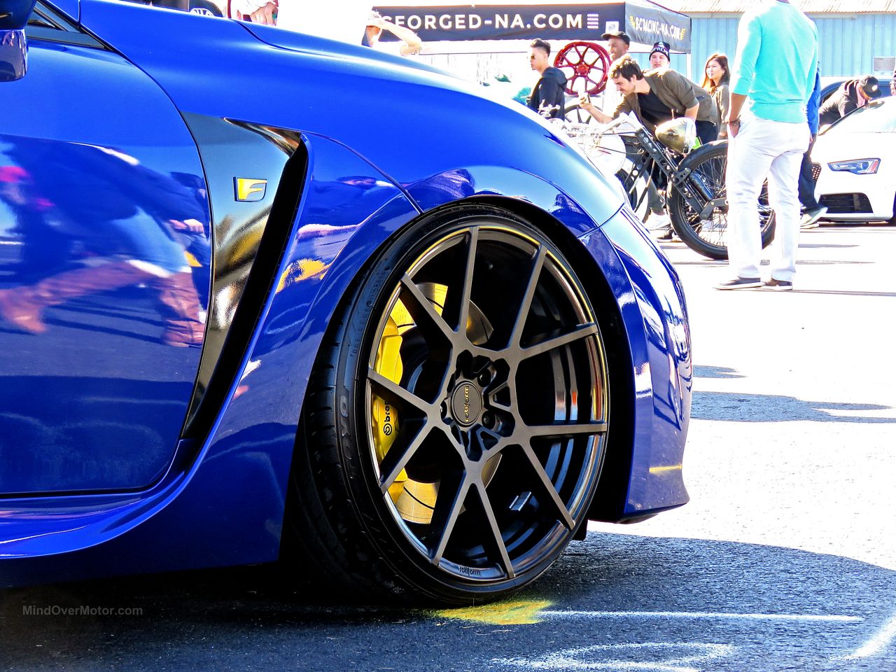 Stanced Lexus RC F at First Class Fitment | Mind Over Motor
