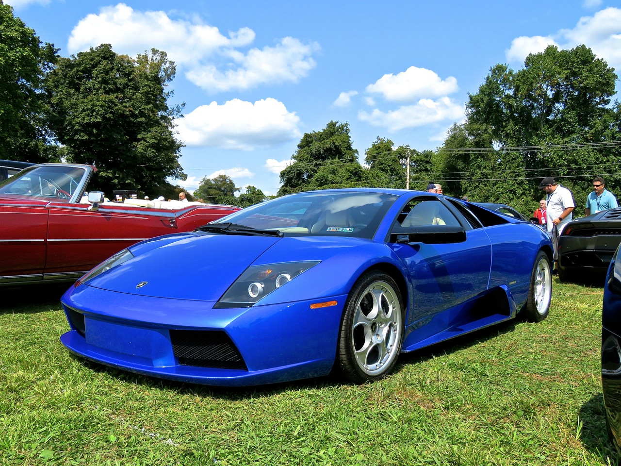 Blue Lamborghini Murcielago Spotted in the Car Corral at Radnor Hunt ...