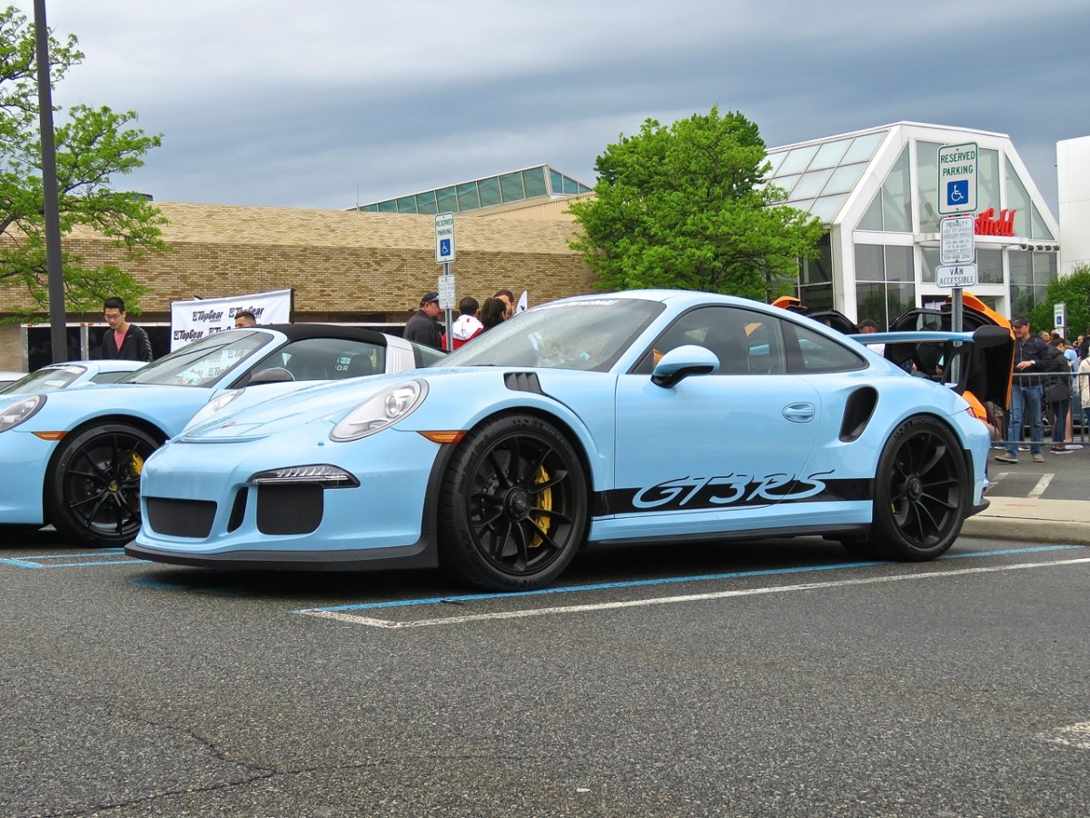 Baby Blue Porsche 991 GT3 RS at Cars and Caffe | Mind Over Motor