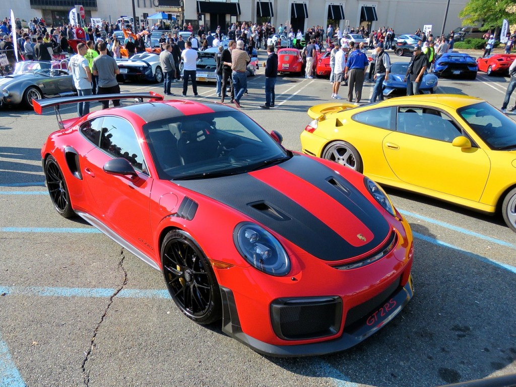 The red Porsche 991 GT2 RS at Cars and Caffe | Mind Over Motor